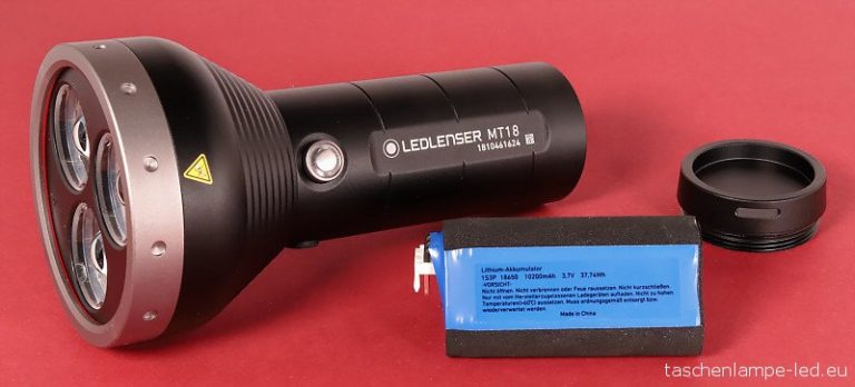 Die LED Lenser MT18 im Taschenlampen Test - Taschenlampe mit LED