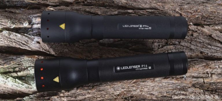 Die LED Lenser P14 und die LED Lenser P14.2 im Taschenlampen Test ...